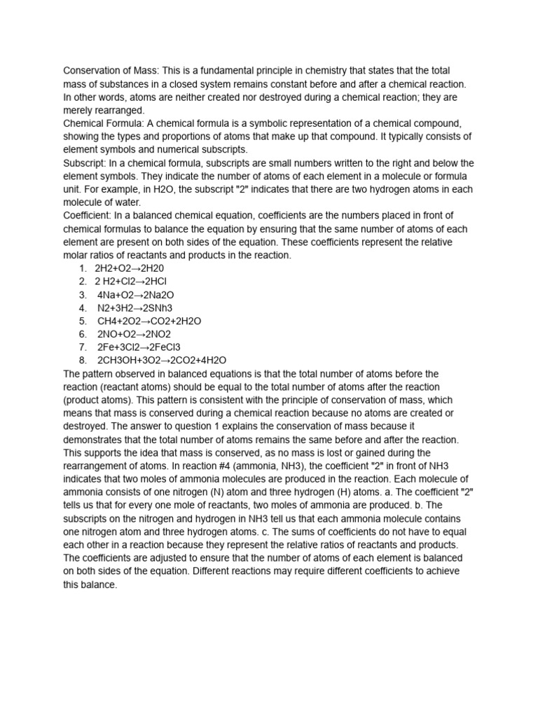 Annotated Chem | PDF | Chemical Reactions | Chemistry