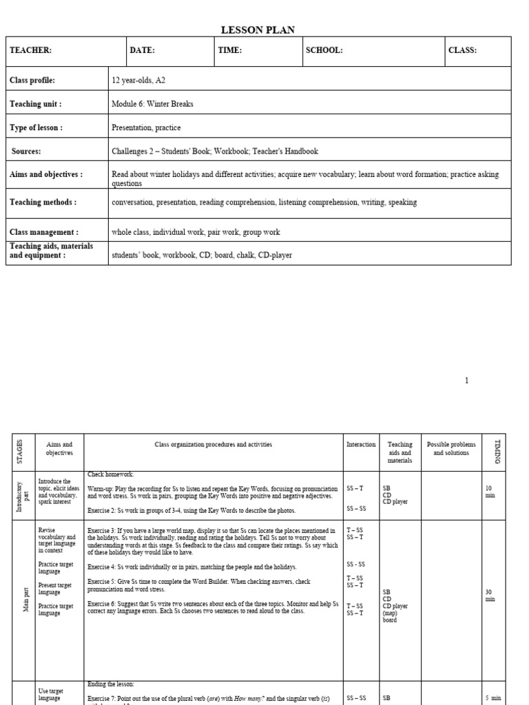 Challenges 2, Module 6, Lesson 2 | PDF | Reading Comprehension | Human Communication
