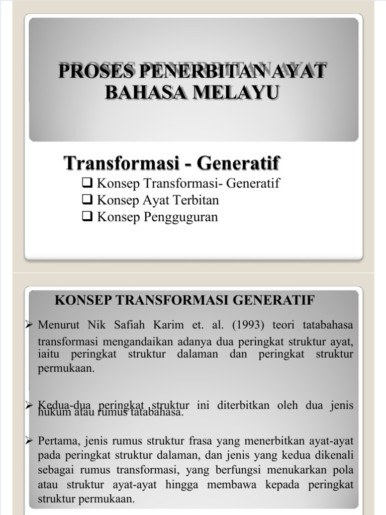 Dokumen - Tips - Proses Penerbitan Ayat Bahasa Melayu | PDF