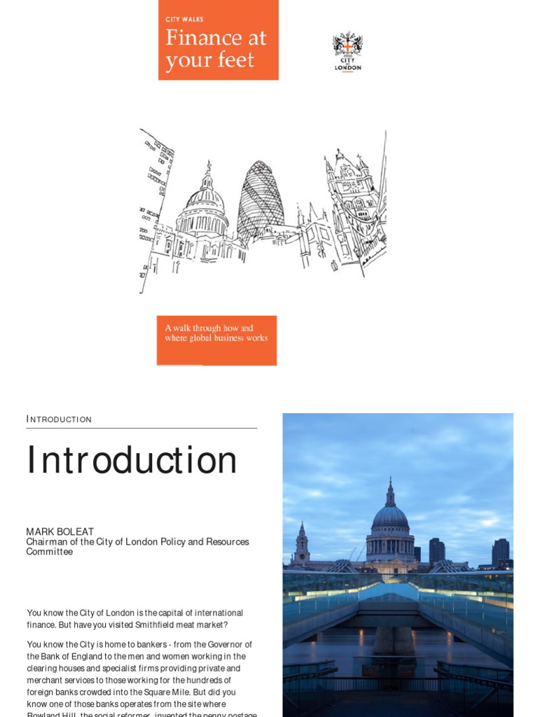 City Finance Walk | PDF | London
