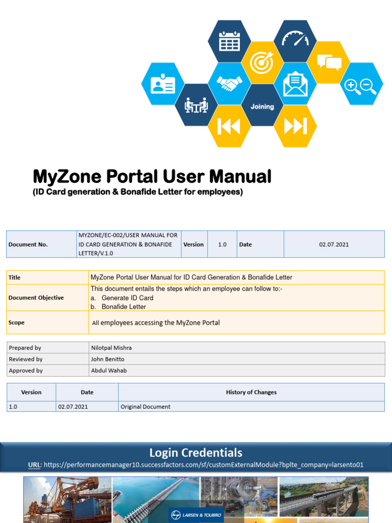 MyZone Portal Manual: ID Card & Letter | PDF | Identity Document ...