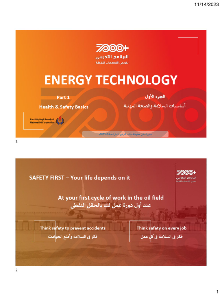 HSE Trainee Handouts 2 | PDF