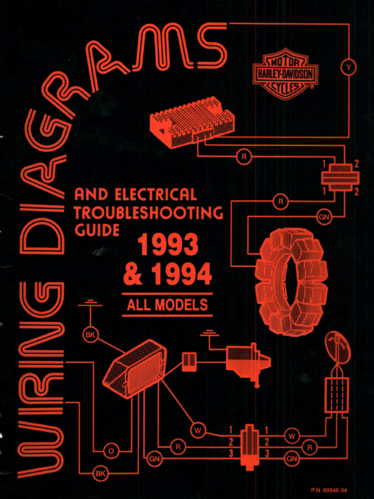 1993-94 All Models Wiring Diagrams & Electrical Troubleshooting Guide | PDF