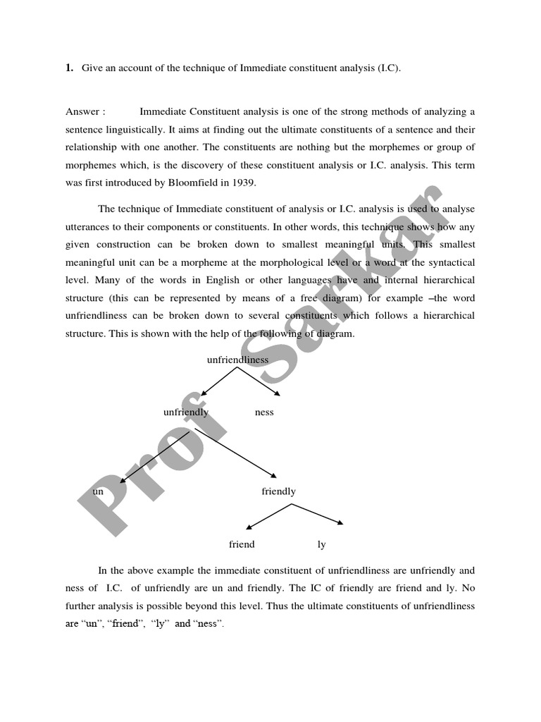 Ic Analysis | PDF | Phrase | Word