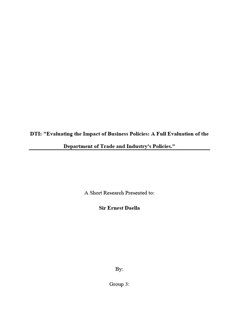 Dti Research | Download Free PDF | Risk Management | Risk