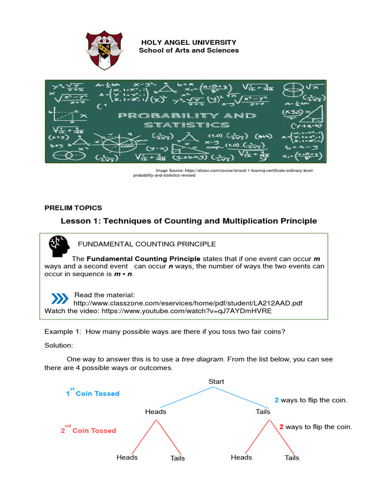 Module 1 Lesson 1 in 2 Prob Stat | PDF | Teaching Methods & Materials