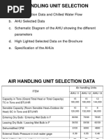 AHU Performance and Capacity Calculation | PDF | Humidity | Flow ...