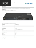 Ws c2960 24tt L Datasheet | PDF | Network Switch | Ethernet