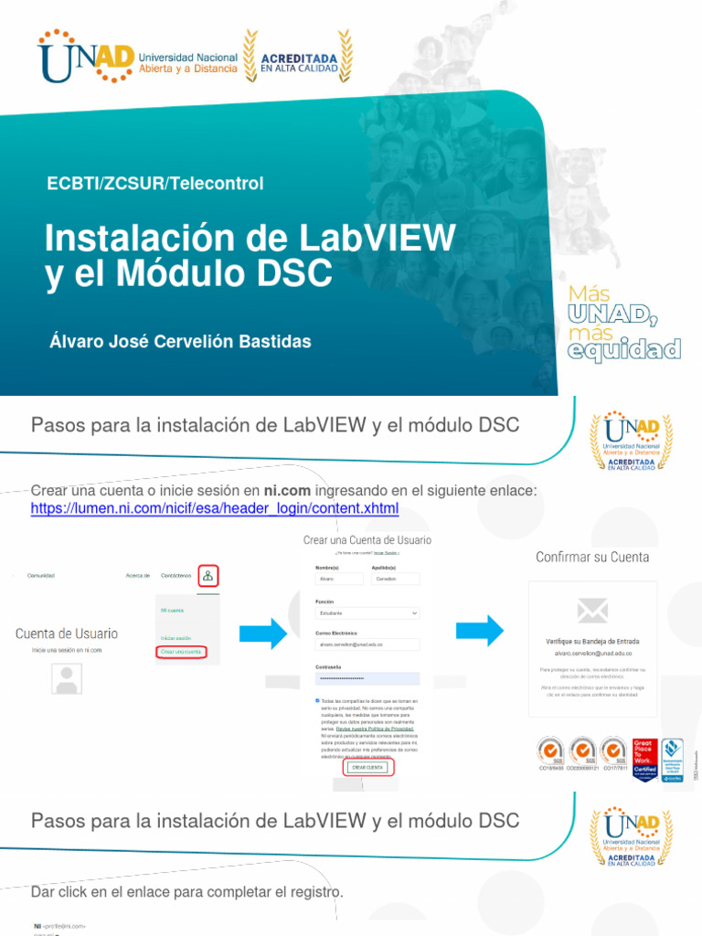 Instalación de LabVIEW y Módulo DSC | PDF | Informática