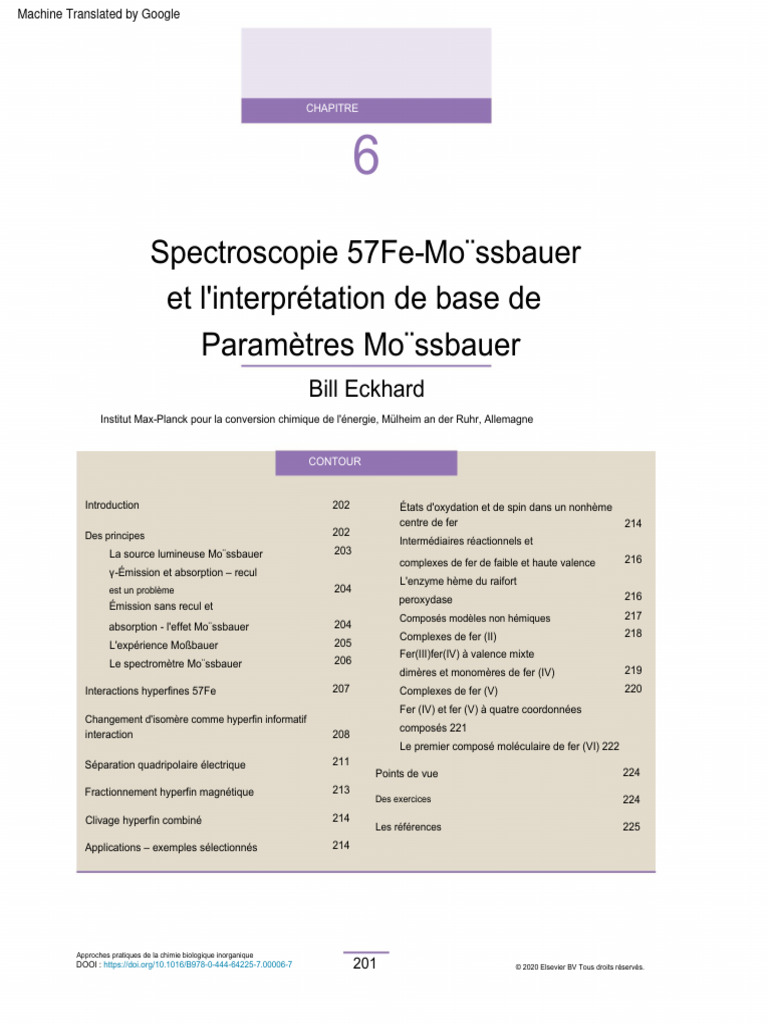 57Fe-Mo Ssbauer Spectroscopy-1 | PDF | Atomes | Liaison chimique