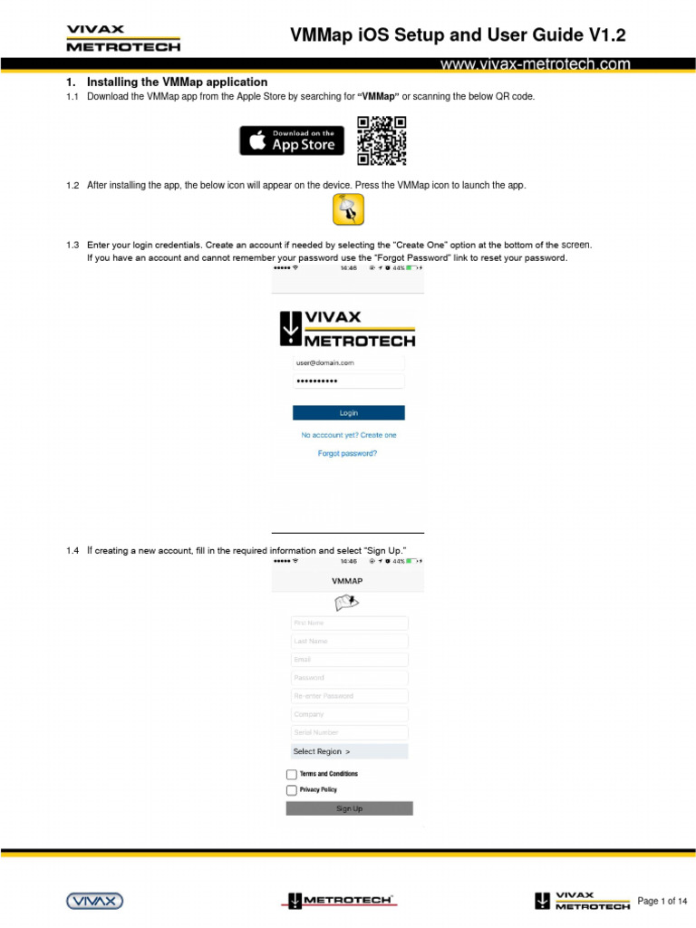 Guía de Usuario y Configuración de Vmmap Paguina Wed - Ing | PDF | Ios | Mobile App