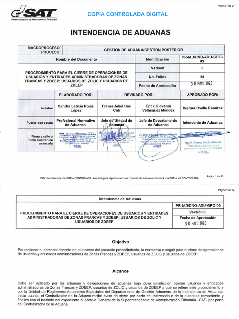 Documento Controlado: Uso Interno | PDF