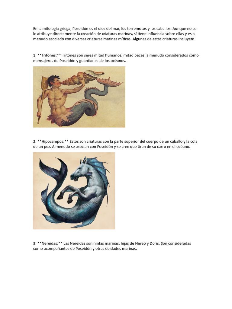 Poseidon | PDF | infierno | Zeus