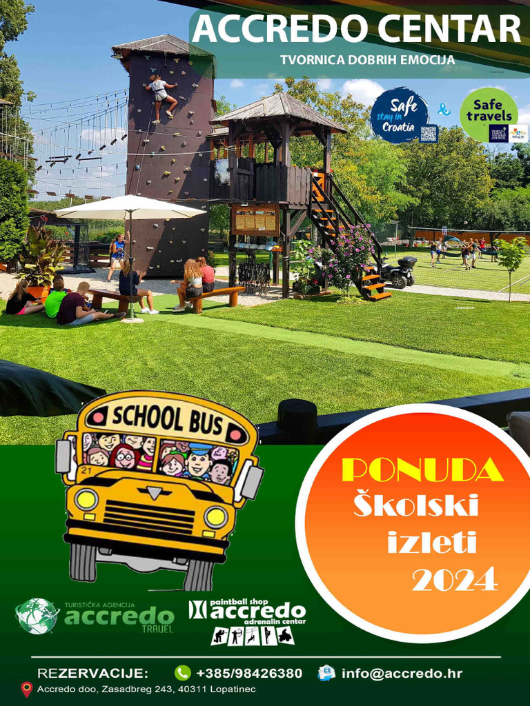 Accredo Centar - Školski Izleti 2024. | PDF