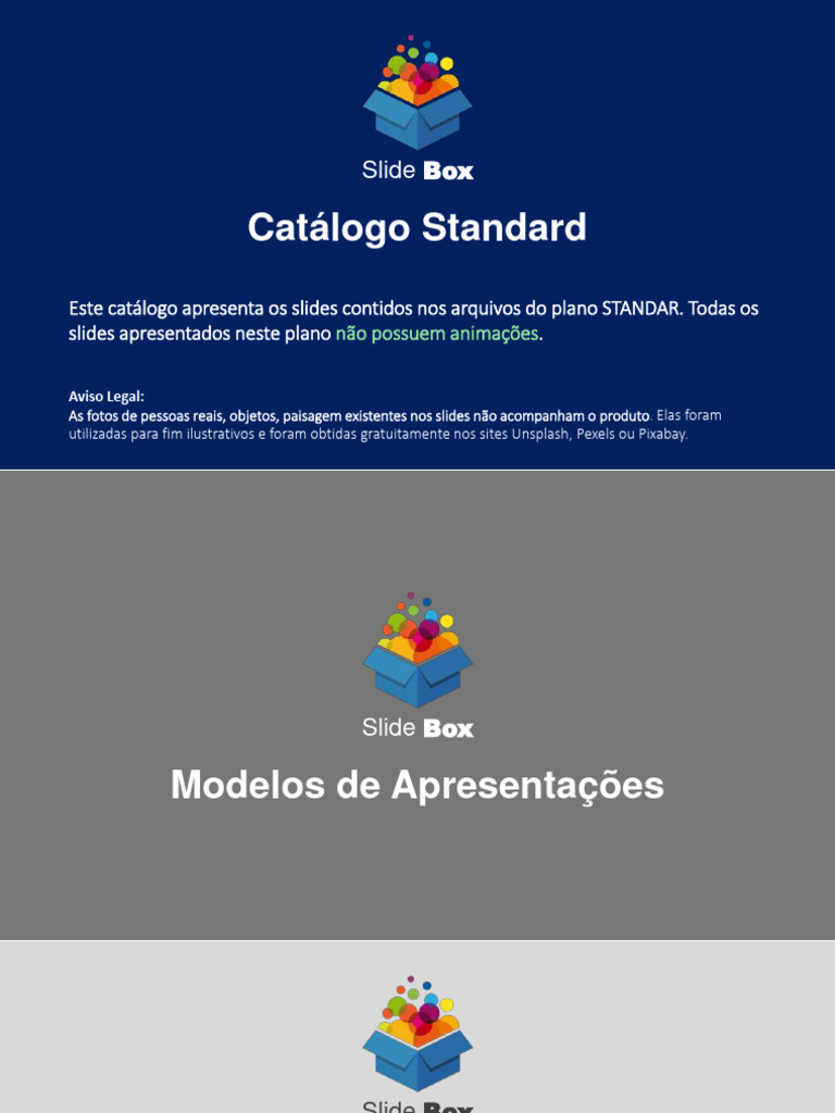 Catálogo Slide Box STANDARD | PDF