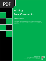 1 - How To Write A Case Comment | PDF | Precedent | Judgment (Law)