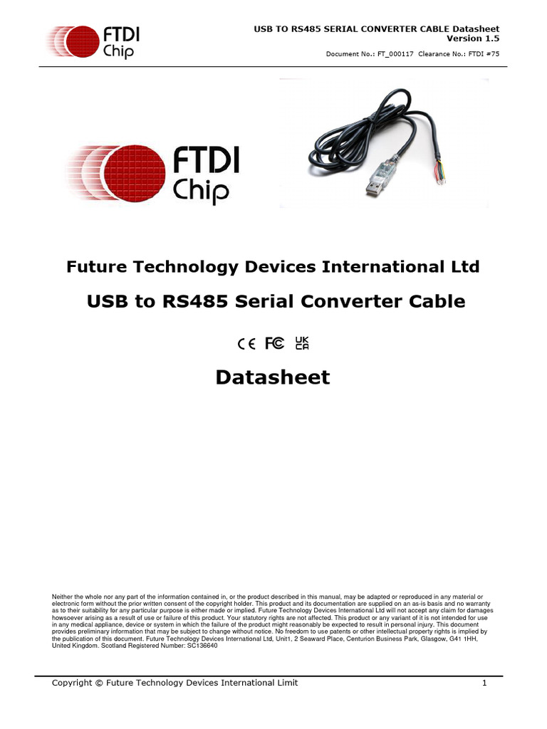 DS Usb RS485 Cables | PDF | Usb | Device Driver