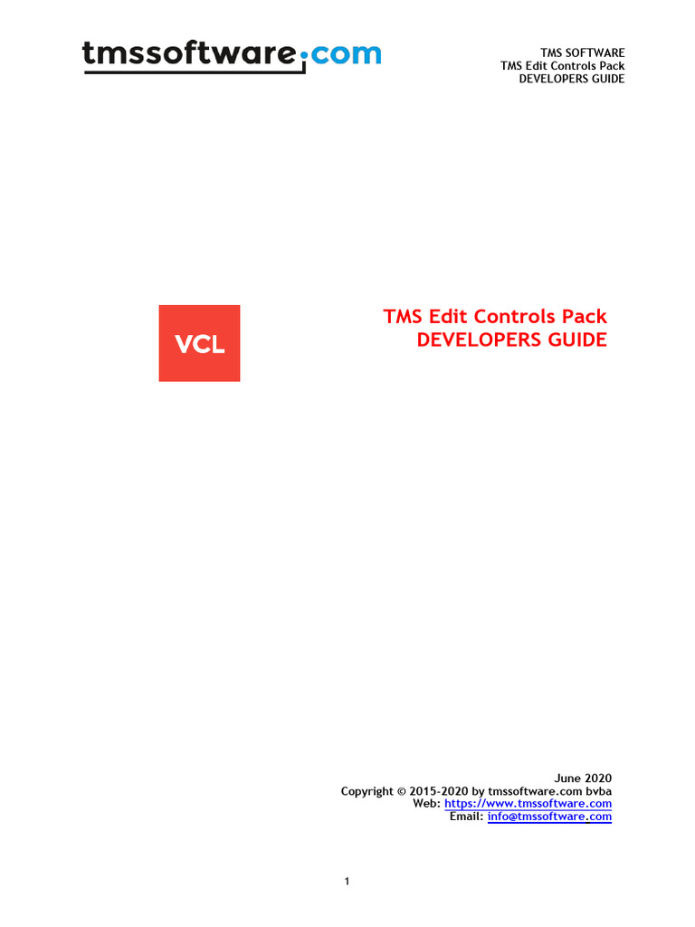 TMS Edit Controls Pack Developers Guide | PDF | Boolean Data Type ... TMS Edit Controls Pack Developers Guide | PDF | Boolean Data Type ...