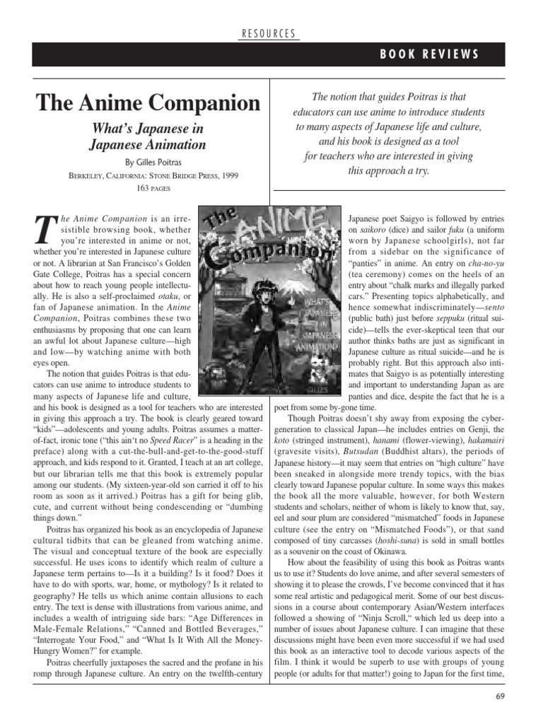 The Anime Companion Whats Japanese in Japanese Animation | PDF