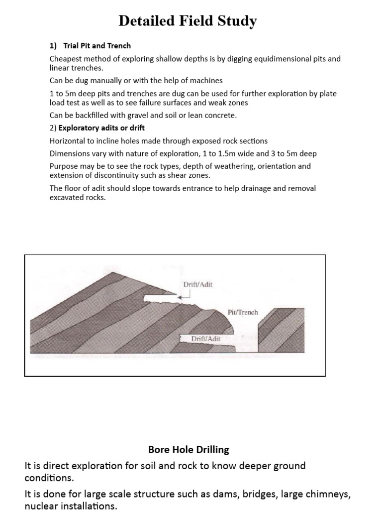 Ged-01 Types of Drilling and Geophysical Methods | PDF | Drilling ...