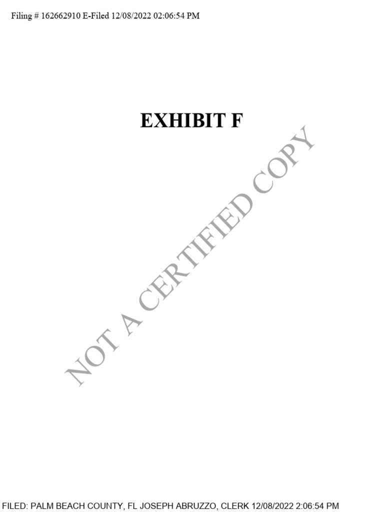 16-009292 DE 1176 EXHIBIT F (Larry's MTG Statement & BU Wire Conf ...