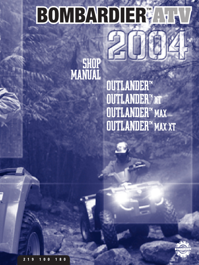 2004 2005 Bombardier Outlander 330 400 SM 03740 (1) 4 ROUES A STEPH ...