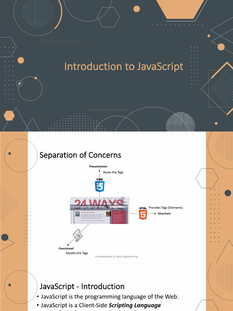 Introduction To Javascript All Pdf Java Script World Wide Web 4867
