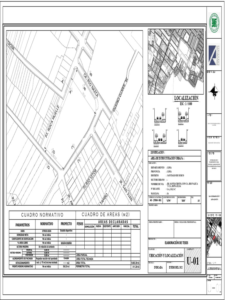 U-1 Plano de Ubicación | PDF