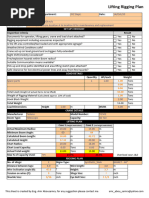 Lifting Plan Calculation (STC250) | PDF | Microsoft Excel | Crane (Machine)