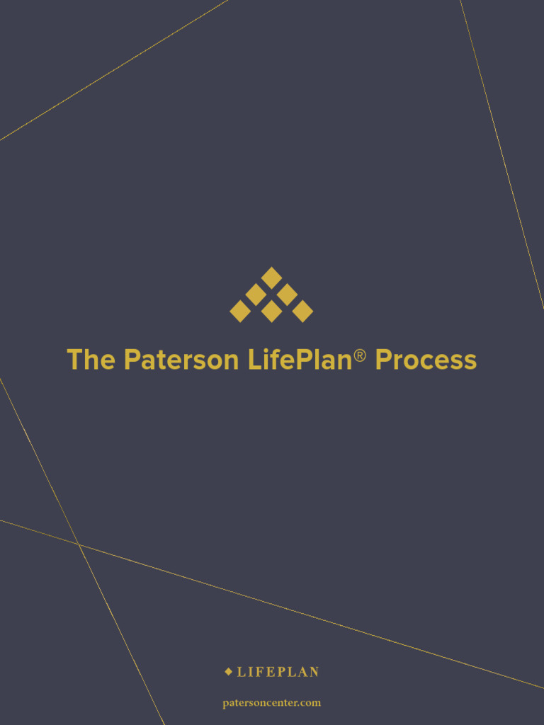 The Paterson LifePlan Process | PDF | Career & Growth | Self-Improvement