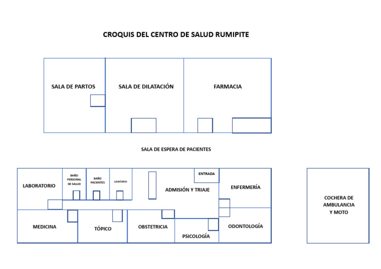Croquis Del Centro de Salud Rumipite | PDF Croquis Del Centro de Salud Rumipite | PDF