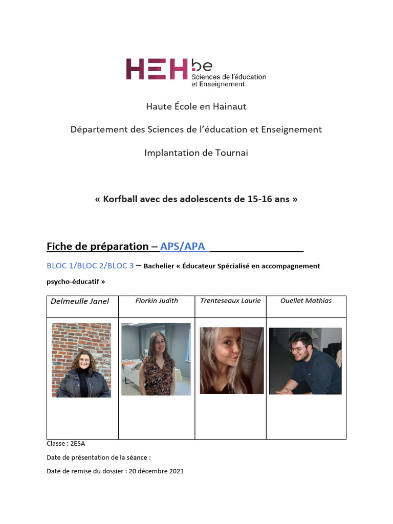 Dossier APS Final | PDF