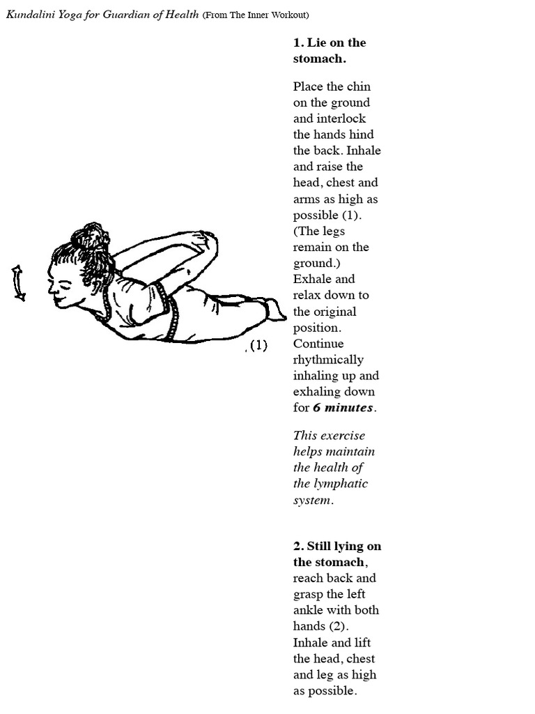 Kundalini Yoga For Guardian of Health | PDF | Hand | Breathing