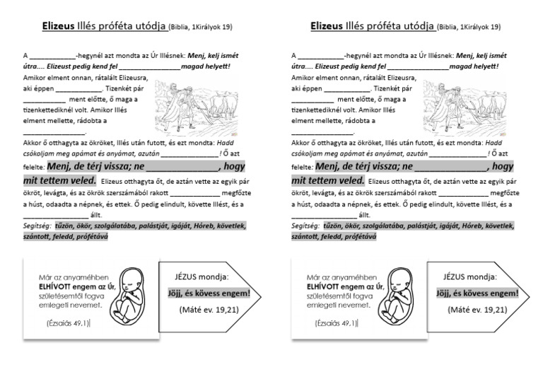 Elizeus Profeta Elhivasa - Illes Profeta | PDF