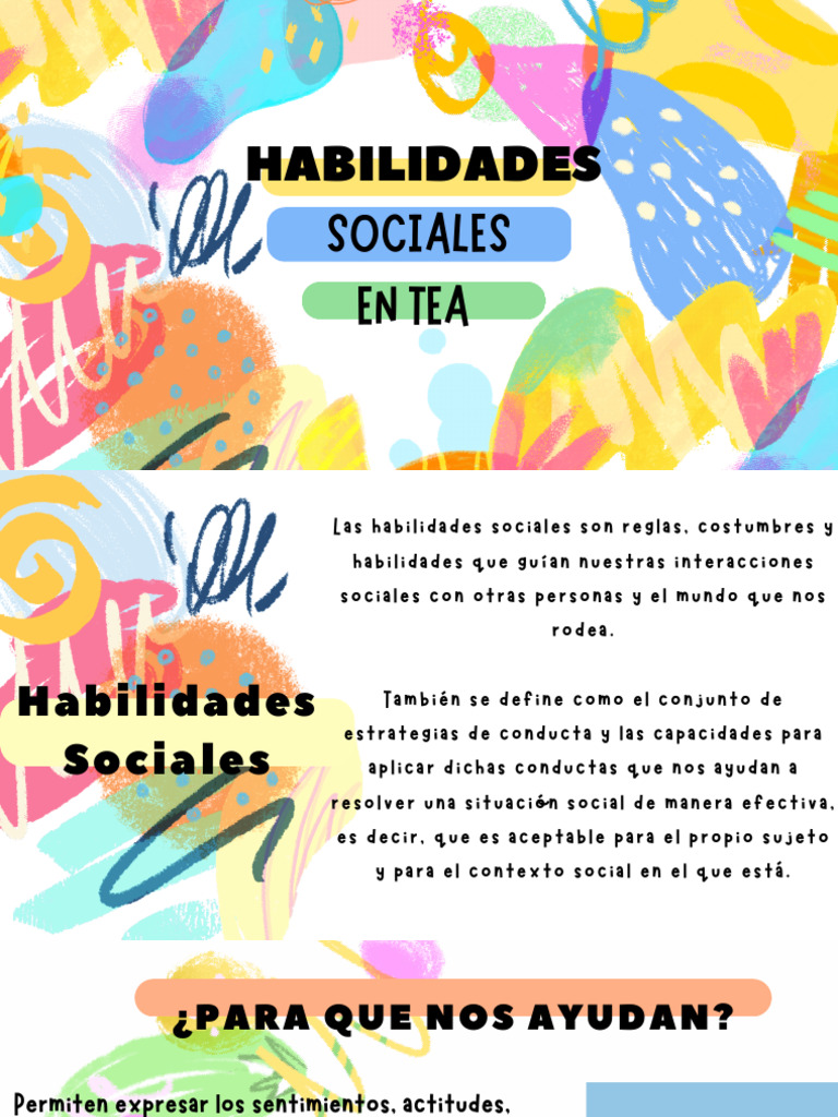 Habilidades Sociales en TEA: Guía Práctica | PDF