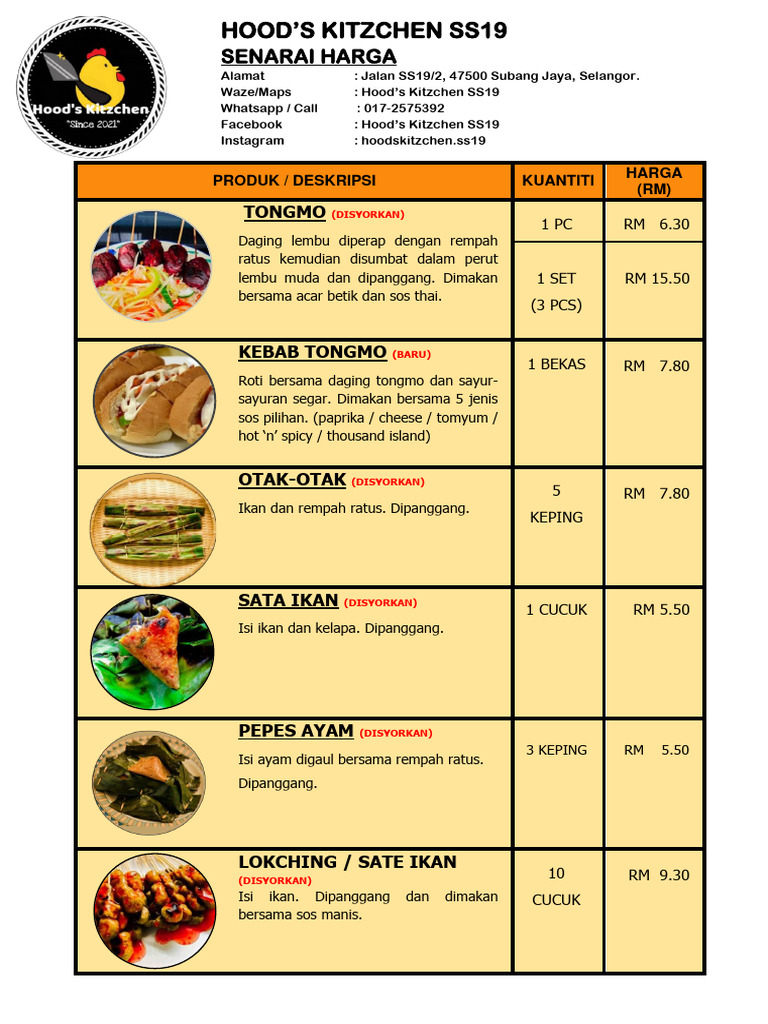 Foodpanda Menu | PDF | Memasak, Makanan, & Anggur