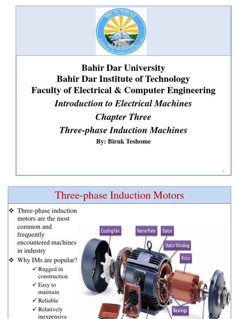 Chapter 3, Three Phase IM | PDF