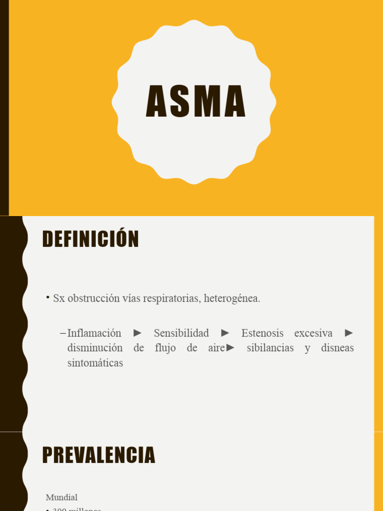 Asma 1.0 | PDF | Asma | Inflamación