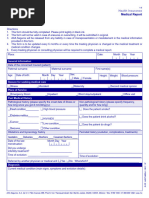 MSH Claim Form Dubai - GCC | PDF