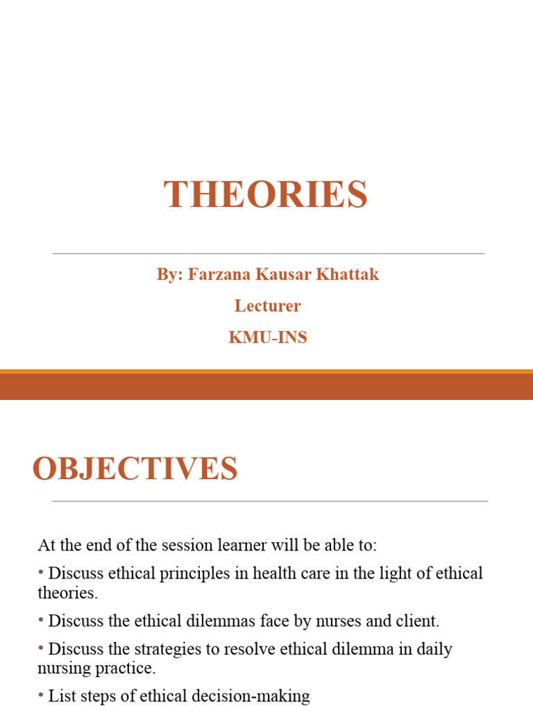 3-Ethical Principles & Theories | PDF
