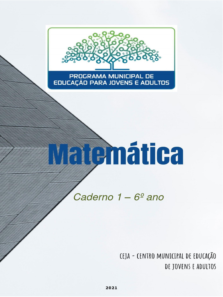 Apostila 6 º Ano - Matemática | PDF | Números | Linha (Geometria)
