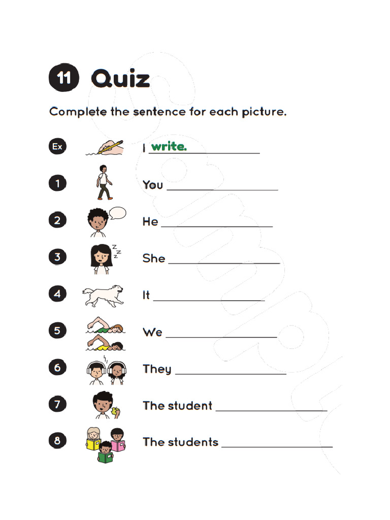 Picture Dictionary - Exercise | PDF