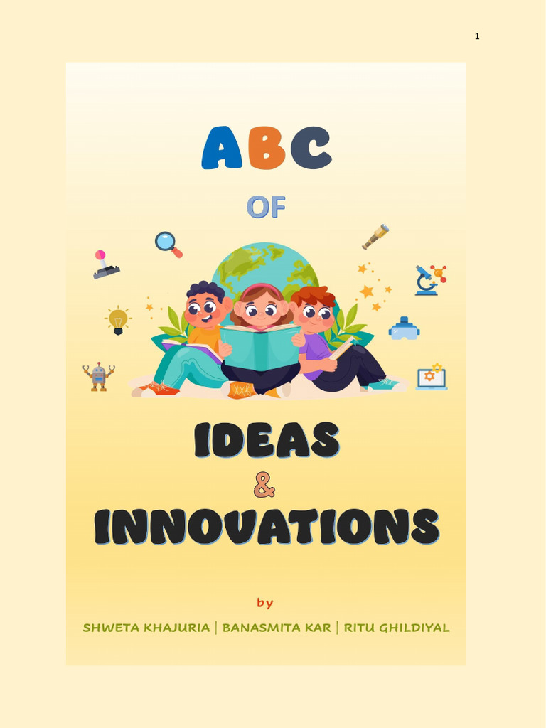 ABC . of Ideas & Innovations | PDF | Intellectual Property | Invention