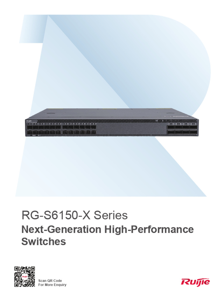 Ruijie RG-S6150-X Series Switch Overview | PDF