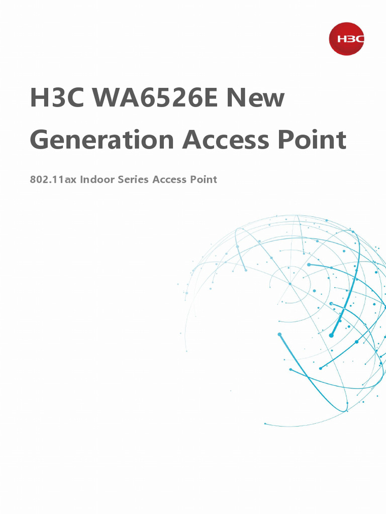 WA6526E New Generation 802.11ax Indoor Series AP Datasheet | Download Free PDF | Ieee 802.11 ...