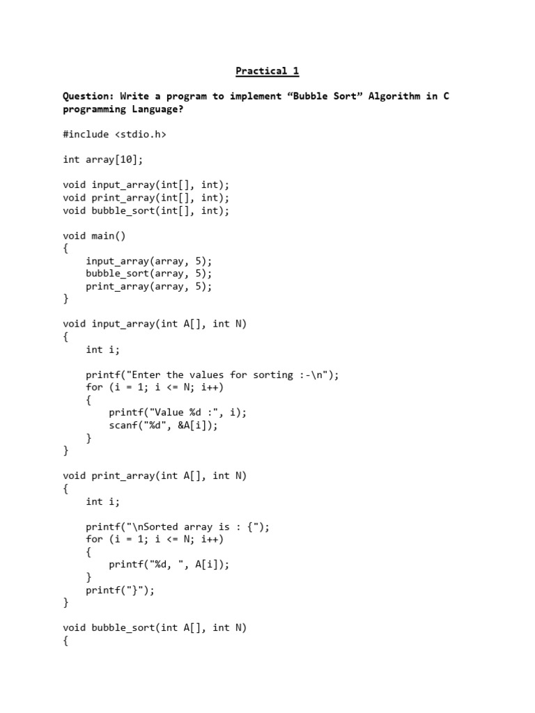 DSA Practical File-1 | PDF | Computers