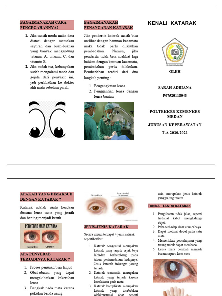 Leaflet Katarak | PDF
