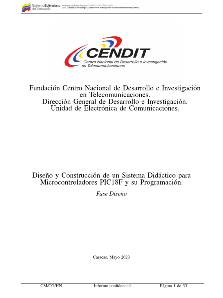 FaseDiseño Makunaima | PDF | Microcontrolador | Arduino