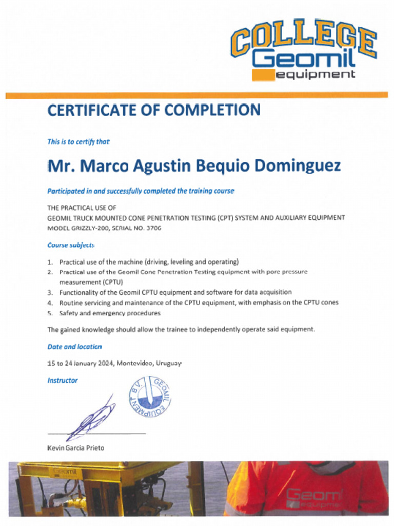 CPT - Training - Certificate - Marco Agustin Bequio Dominguez | PDF
