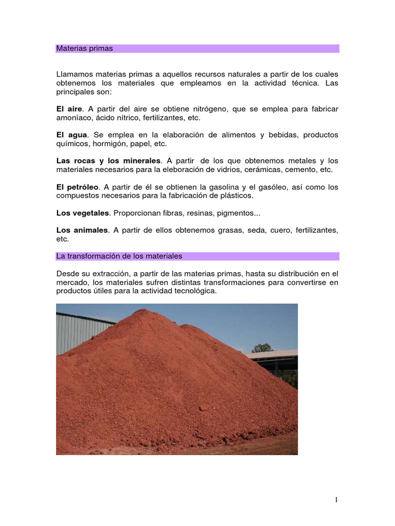Materias Primas | PDF | Ascensor | Lentes